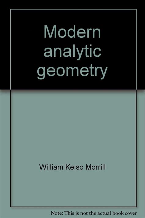 modern analytic geometry intext series in basic mathematics morrill
