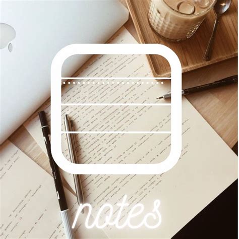 Notes App Icon Vintage App App Icon Application Iphone