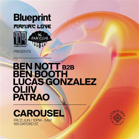 Blueprint X Tabularasa X Maniac Love X The Fan Club X Carousel Carousel