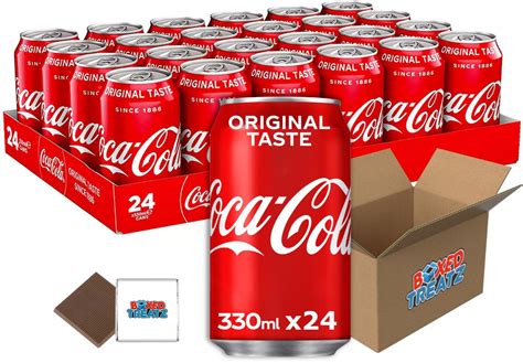 Cola Regular Coke Cans X Ml Original Taste Sparkling Soft Drink With Plant Extracts