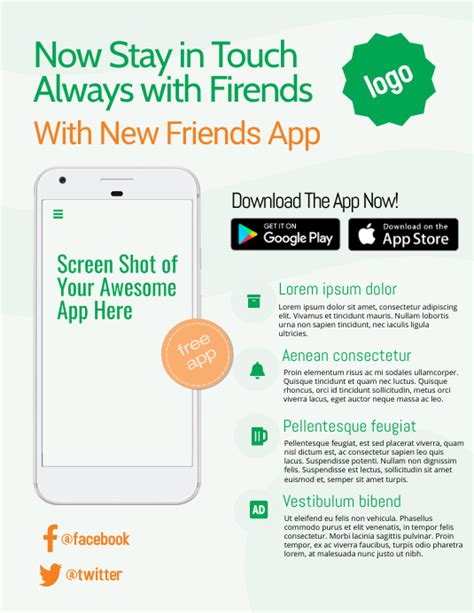 Mobile App Launch And Promotional Flyer Template Postermywall