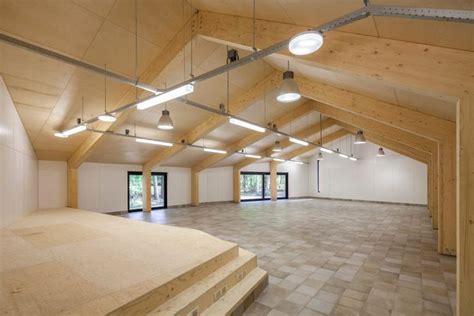 Angular Brick Clad Theatre By Reset Architecture Sits In A Woodland Clearing Brick Cladding