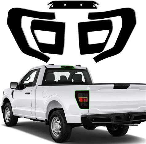 Precut Vinyl Overlay Tint Kit Film Fit For Ford F150 2021