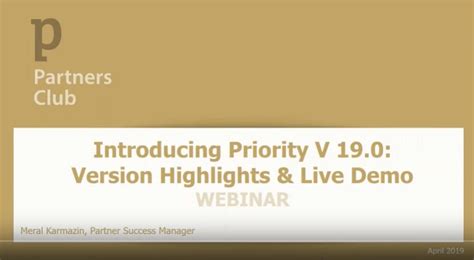 Introducing Priority Version 190