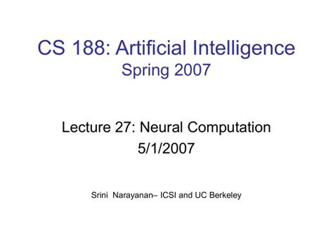 Neural Computation
