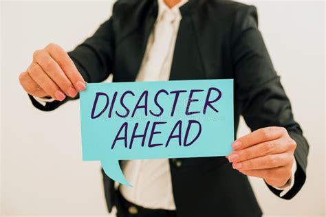 Inspiration Showing Sign Disaster Ahead Business Overview Contingency Planning Forecasting A