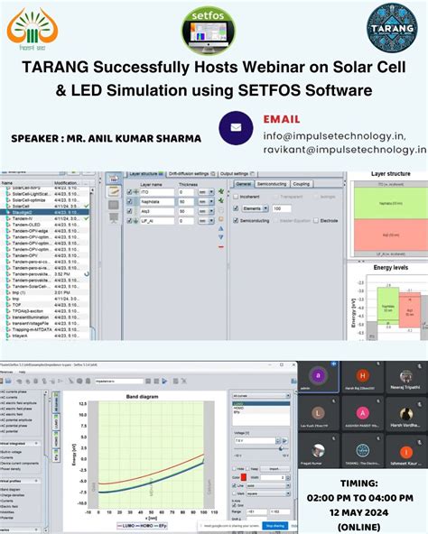 Tarang Smvdu On Linkedin Ece Tarangsmvdu Setfos Led Solarcell Simulation