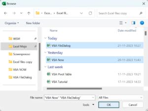 VBA FileDialog In Excel Definition Examples How To Use