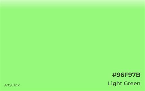 Light Green Color Artyclick