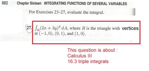 Solved 882 Chapter Sixteen Integrating Functions Of Several