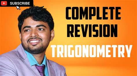 Trigonometry Complete Revision Youtube