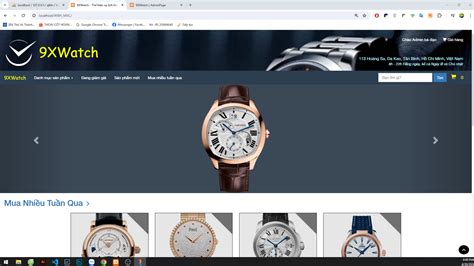 Source Code Web đồ án Website Bán đồng Hồ Mvc Viết Bằng Php And Mysql