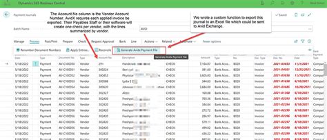Automating Payables In Microsoft Dynamics Business Central