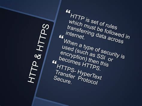 Hyper Text Transfer Protocol Ppt