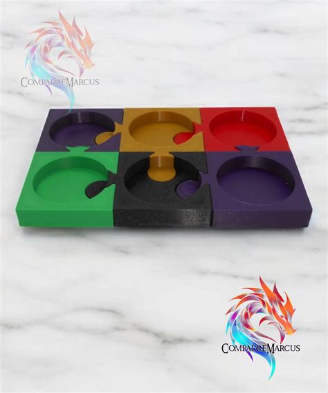 Free Stl File Combinable Amiibo Puzzle Display Stand 🧩 ・3d Printer
