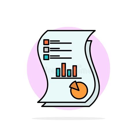 Audit Analytics Business Data Marketing Paper Report Abstract Circle Background Flat Color