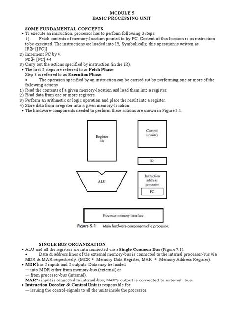 module 5 computer organisation pdf