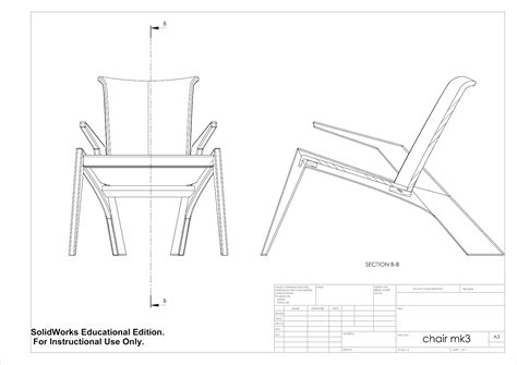 Zac Douglas Furniture Design CAD Technical Drawings