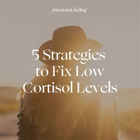 5 Strategies To Fix Low Cortisol Levels Functional Fueling Nutrition