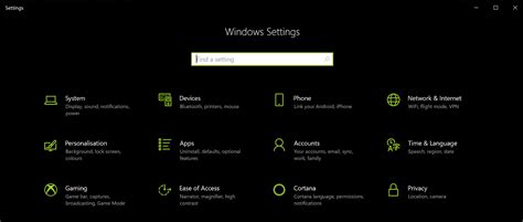 settings headers