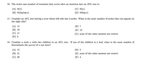 Solved Self Balancing Trees References To Binary Search Chegg