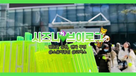 시즈니브이로그𖤐ˊ˗ 위시 아기들 보러 음중 사녹 공방🤘 코엑스 공팬 구경😵‍💫 Youtube