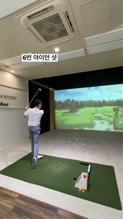 골프스윙 6번 아이언 드로우 샷💯 부드러운 스윙 김하늘 프로 동생 김대원 프로 Youtube
