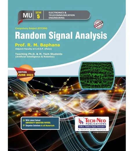 Random Signal Analysis Sem 5 E TC Engineering Tech Neo Publication Mumbai University R M