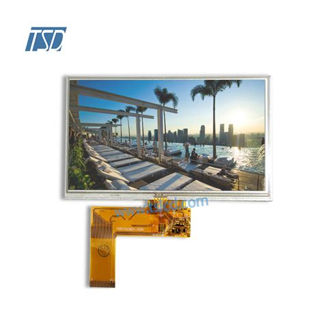 7 Inch 800 480 Res RGB Interface With 500 1000nits Brightness LCD China LCD Module And TFT