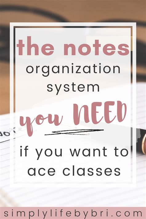 Organize Your Notes Like An A Babe