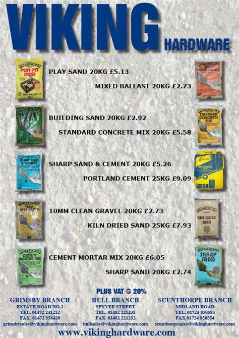 Here Are The Bagged Aggregates That Viking Hardware Ltd