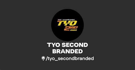 Tyo Second Branded Instagram Facebook Tiktok Linktree