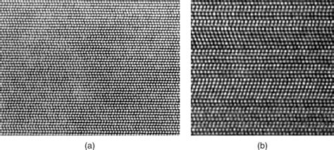 Hrtem Micrograph Of A A Perfect Region Of 4h Sic Crystal And B Hrtem Micrograph Of A A Perfect Region Of 4h Sic Crystal And B