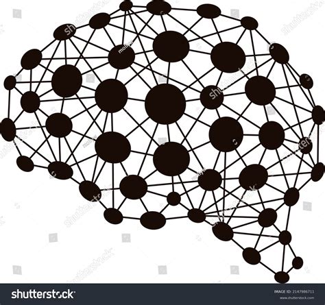 Artificial Intelligence Concept Neuron Chip Vector Stock Vector Royalty Free 2147986711