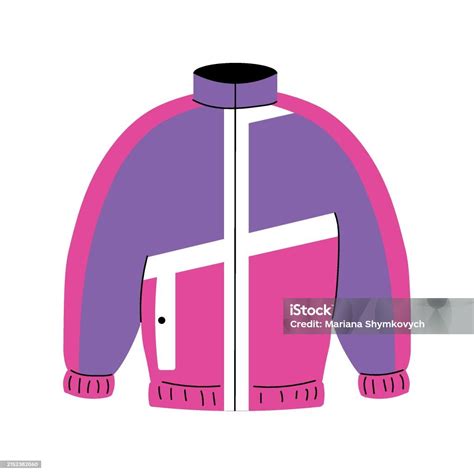 90년대 스타일의 길거리 옷 90년대로 돌아가 보자 흰색 배경에 네온 바람막이 벡터 일러스트 레이 션 1900 1909 년에 대한 스톡 벡터 아트 및 기타 이미지 Istock