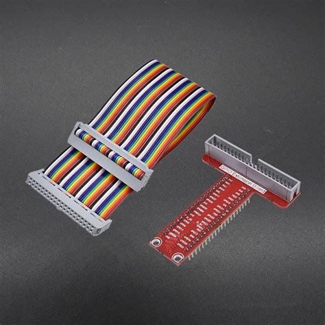 Icshop 樹莓派 T型 Gpio擴展板40p彩虹排線 轉接板 Raspberry Pi T型板 蝦皮購物