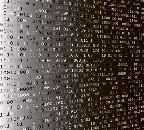 Binary Code Internet Security Concept Stock Vector Illustration Of Black Matrix 118934345