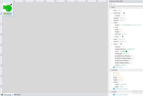 Automatic Resize Of Image And Text Inside A Button In Perspective Ignition Inductive