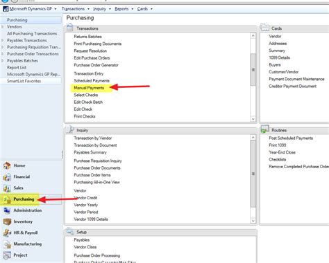Manual Payments In Microsoft Dynamics Gp Trinsoft
