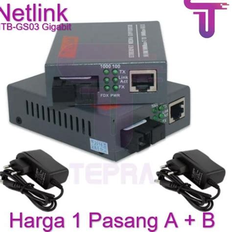 Jual Netlink Htb Gs03 Htb Gs03 Gigabit Single Mode Media Converter Shopee Indonesia
