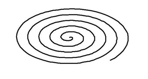 手画螺旋怎么画 螺旋画 圆规画螺旋线步骤 大山谷图库