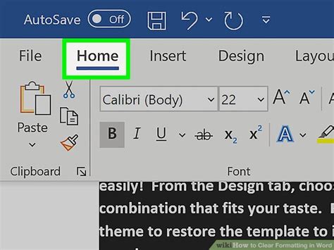 Easy Ways To Clear Formatting In Word WikiHow