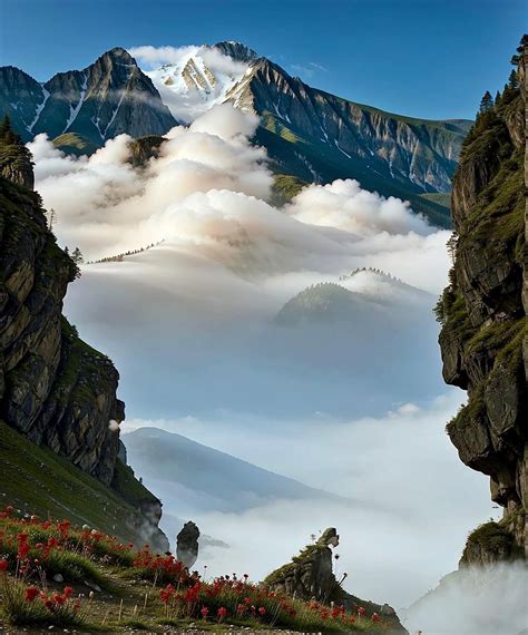 تجسم هوش مصنوعی از نقشه ایران در بستر طبیعت