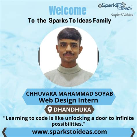 Sparks To Ideas On Linkedin Pythoninternship Pythondeveloper