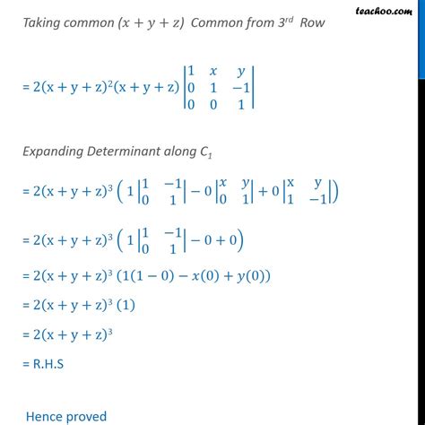 Ex 4 2 11 Using Properties Of Determinant Show I A B C