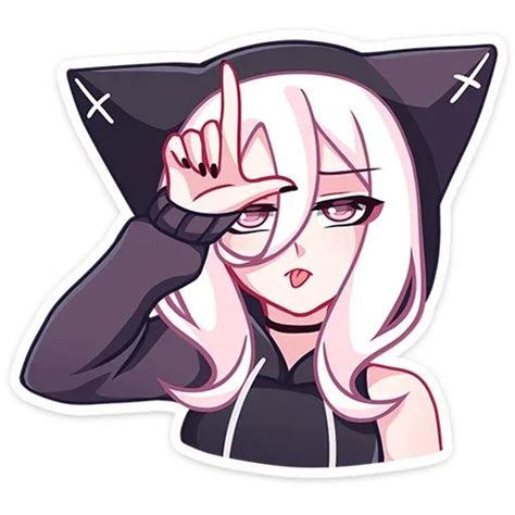 КатШи Telegram stickers Telegram stickers Sticker store Anime character design