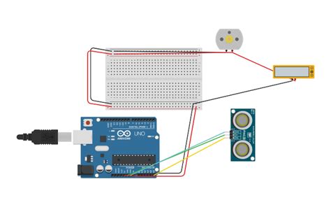 Circuit Design Arduino E I Sensori Di Distanza Ad Ultrasuoni Tinkercad