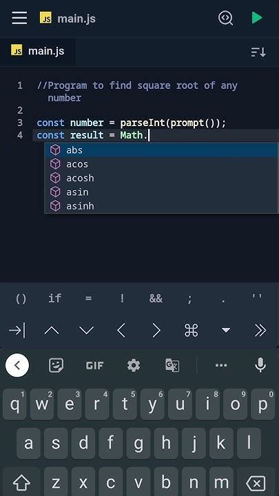 Program To Find Square Root Of Any Number In Javascript Youtube