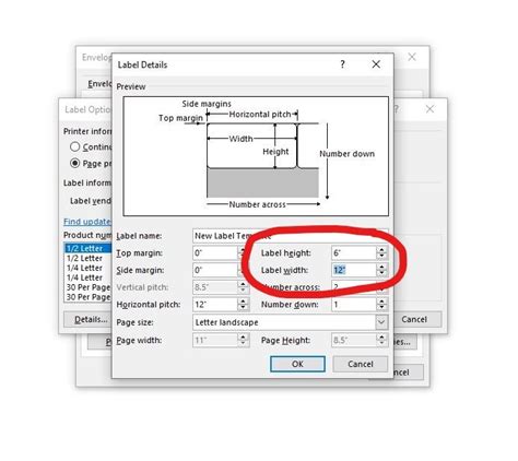 how to create your own label template in microsoft word — barcodefactory blog