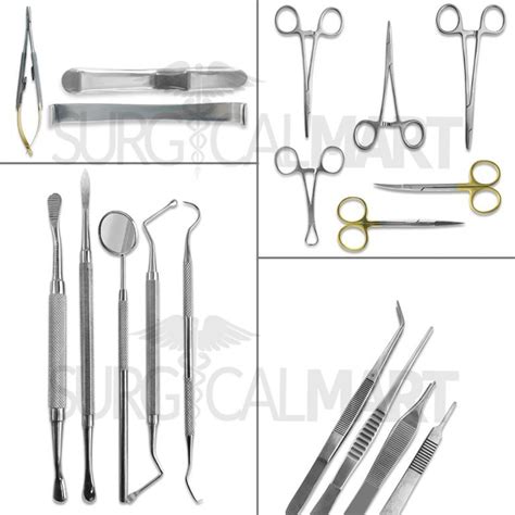 65 Pcs Oral Dental Extraction Surgery Instrument Set Kit